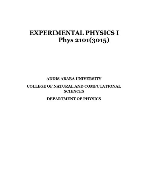 Phys 2101 Lab Manual E Pdf Collision Torque