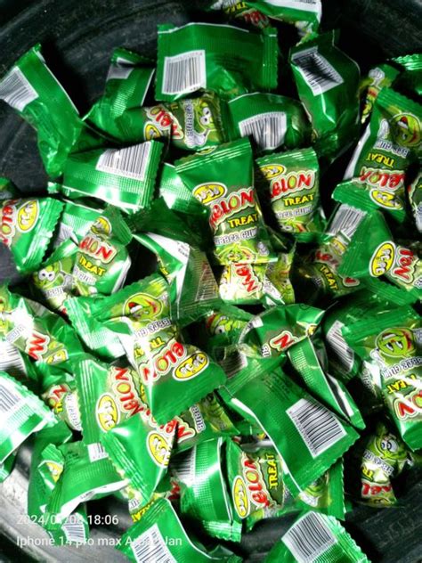 Original Jojo Melon Treat Bubble Gum Pack Of 50 Pieces Yummy