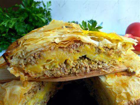 Пирог с персиками и тестом фило 81 фото