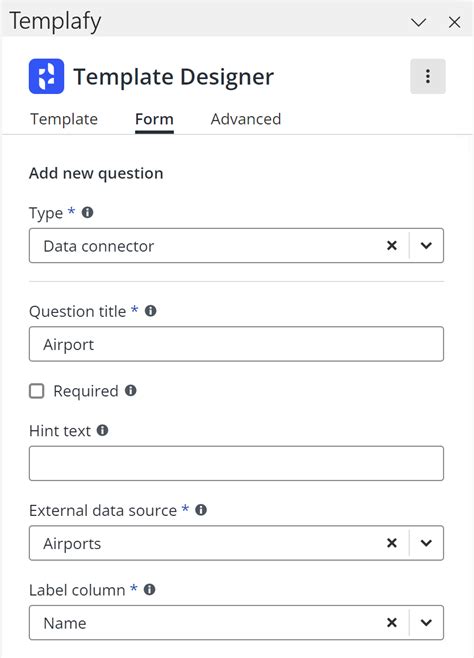 How To Create A List Provided By An External Data Source In The
