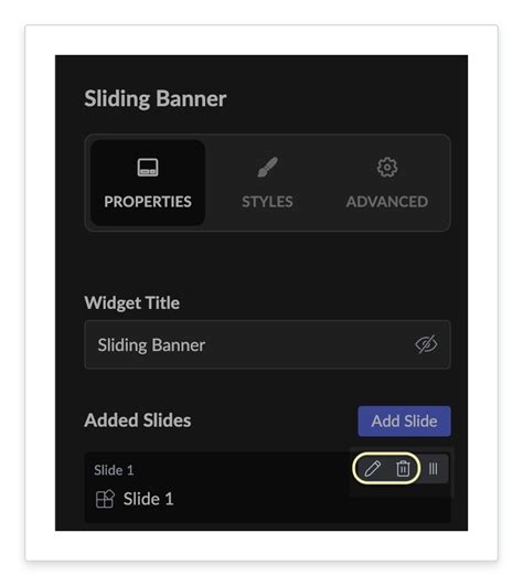 if you have multiple widgets and want to reorder them hover above the