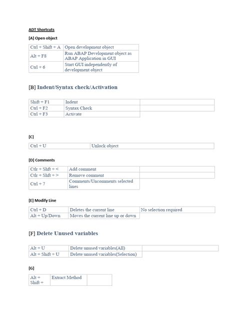 Adt Shortcuts Pdf Computer Science Software Development