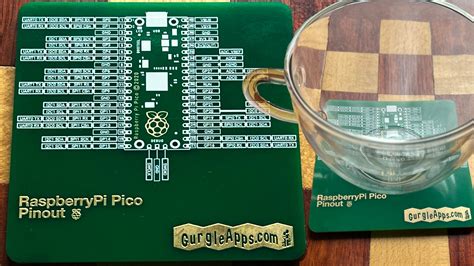 Raspberrypi Pico Pinout Pcb Coaster