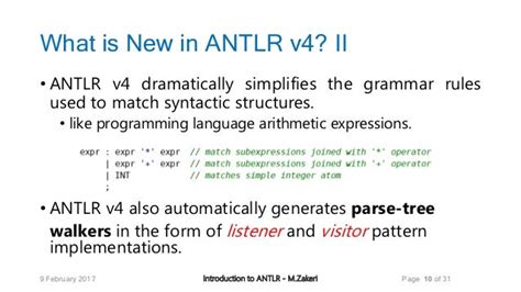 An Introduction To Antlr