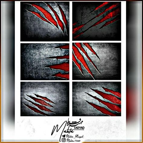 تصویر زمینه پنجه گرگ متن نگار