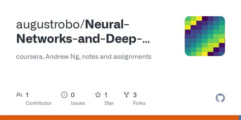 Github Augustrobo Neural Networks And Deep Learning Coursera Andrew Ng Notes And Assignments