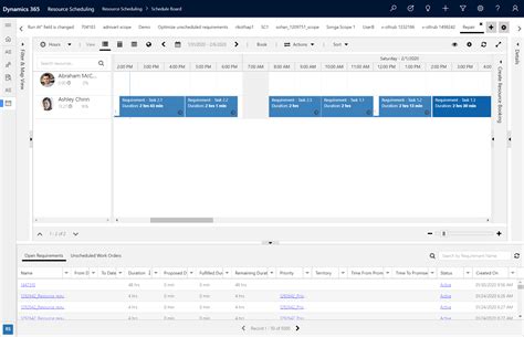 依需求相依性的順序進行排程 dynamics 365 field service microsoft learn