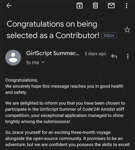 Sanjana Bankar On Linkedin Girlscriptsummerofcode Opensource