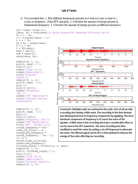 audio signal analysis by fft pdf discrete fourier transform