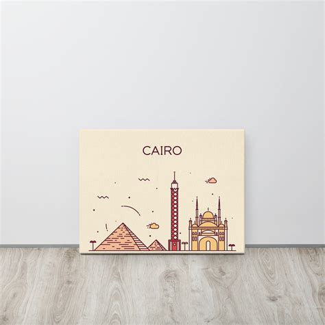 Cairo Location Cityscape Canvas