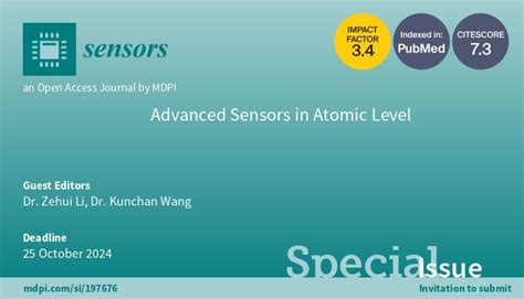 Sensors Mdpi On Linkedin 🌟🌟🌟special Issue Recommendation🌟🌟🌟 Advanced
