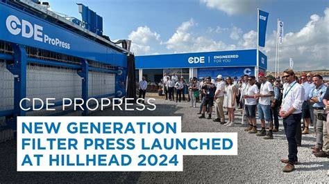 Cde Launch New Propress™ Filter Press At Hillhead 2024 Youtube