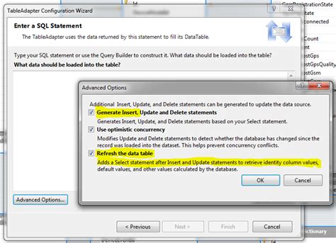 Sql Server Get Scope Identity From Generated Tableadapter Stack Overflow
