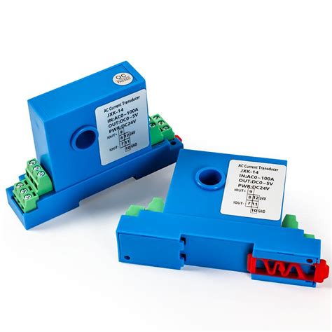 AC DC Current Sensor 0 10V 4 20mA Current Transmitter Split Hole AC Transducer Hall Current