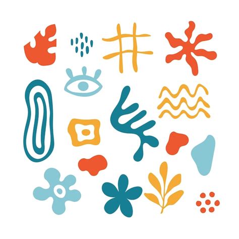 Premium Vector Modern Abstract Shapes Set Premium Vector Modern Abstract Shapes Set