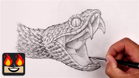How To Draw Snake Drawing