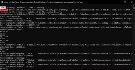 Error Invariant Violation Issue Software Mansion React Native