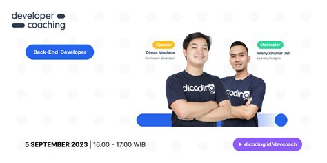 Dicoding Developer Coaching 101 Back End Hapi Plugin Dan Data Validation Dicoding Indonesia