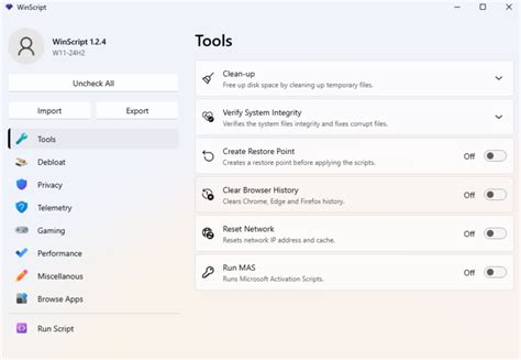 WinScript Un Outil Open Source Pour Debloat Et Optimiser Windows En Quelques Minutes