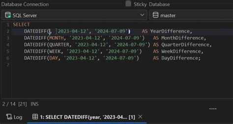 Sql Server Date Diff Calculating The Difference Between Two Dates