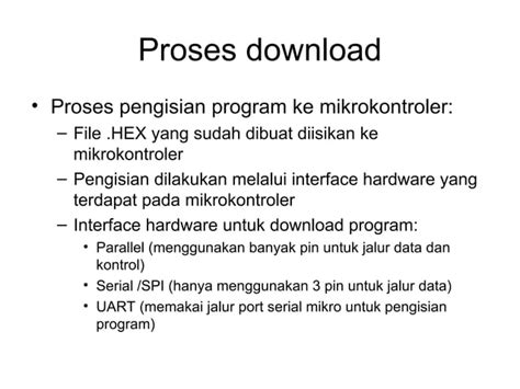 Pengenalan Mikrokontroler Dan Mikroprosesor Ppt