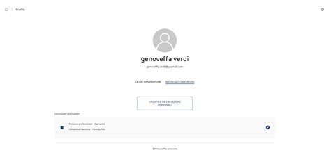 Job Alert External Notification Visible In Candidate Profile — Cloud Customer Connect