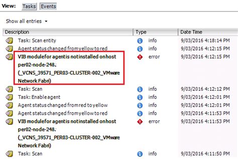 nsx bytes nsx v 6 3 host preparation fails with agent vib module not
