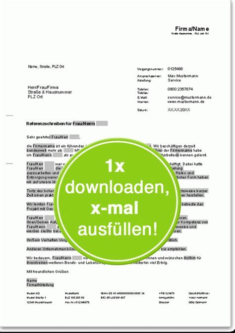 Referenzschreiben Für Freie Mitarbeiter ⋆