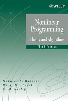 PDF Nonlinear Programming By Mokhtar S Bazaraa EBook Perlego