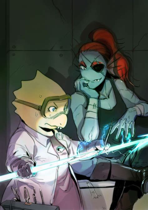Undertale Undyne And Alphys Spear Repair Source Grrinday