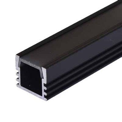 Black LED Aluminum Profile Black Diffuser Manufacturer Lightstec
