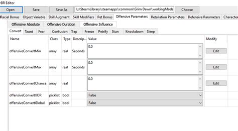 Tool Dbr Files Editor Modding Projects Crate Entertainment Forum