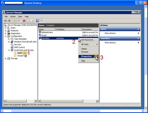 วิธีการให้สิทธิ Remote Desktop แก่ User สำหรับ Windows Server 2008 Readyidc Service 24 Hour