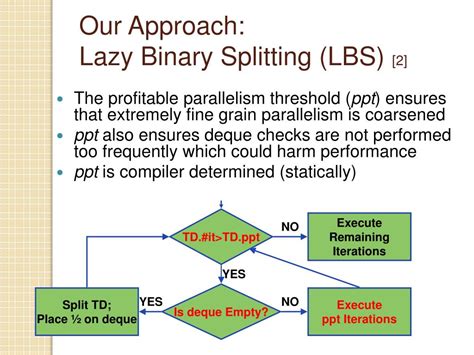 Ppt Lazy Binary Splitting A Run Time Adaptive Work Stealing