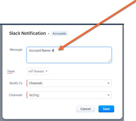 Issue With Inserting Crm Fields In Slack Notification