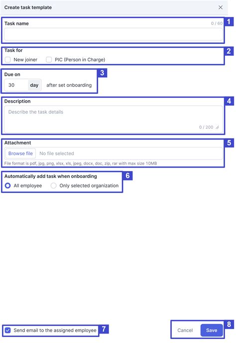 How To Organize Task Templates Forms And Onboarding Settings Documents Mekari Talenta