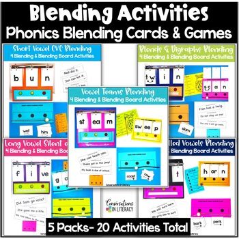 Blending Segmenting Activities RTI Reading Intervention Centers Strategies