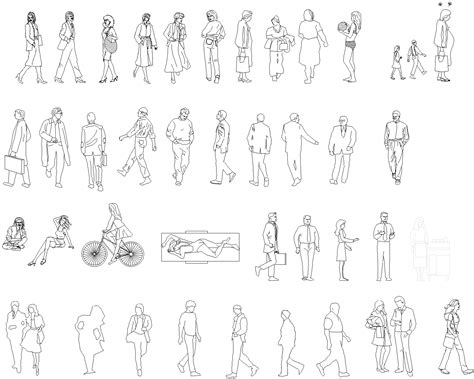 Autocad Person Cadblocks Hub For Industrial Design