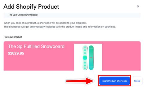 How To Addembed A Product Into My Blog Post