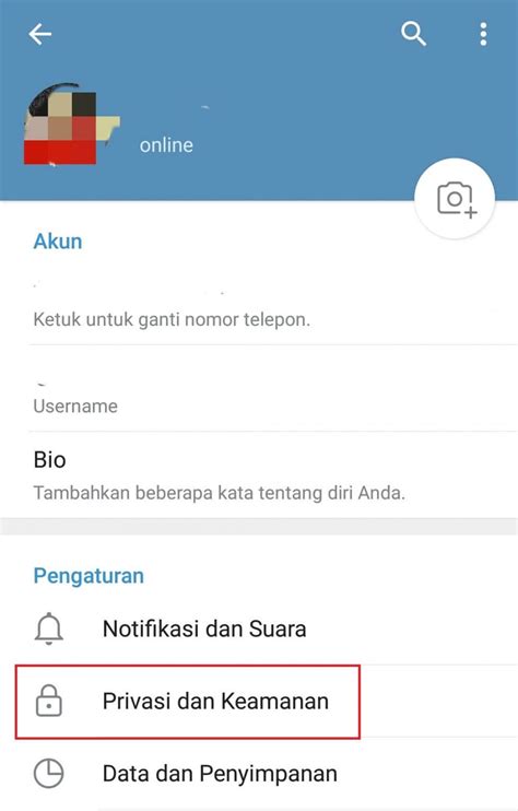 Cara Menyembunyikan No HP Di Telegram Inwepo