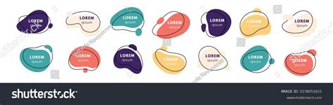 Set Different Motion Dynamic Blob Wave Stock Vector Royalty Free 2238051621 Shutterstock