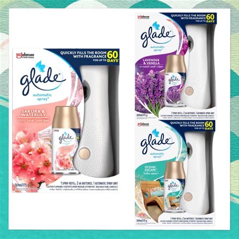 Glade เกลด ออโตเมติค เครื่องพ่นสเปรย์ปรับอากาศอัตโนมัติ กลิ่นโอเชี่ยนเอสเคป 269 มล Glade