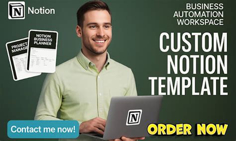 Create Custom Notion Template Notion Business Automation Expert
