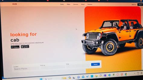 Finally Made Frontend Project Based On Rental Taxi Website Using Html