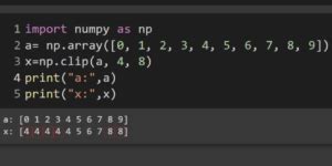 Numpy Clip Clip Limit The Values In An Array AskPython
