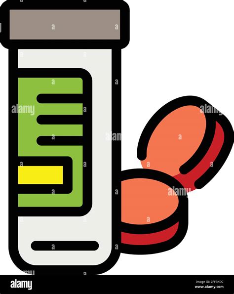 Effervescent Tablets Icon Outline Effervescent Tablets Vector Icon For