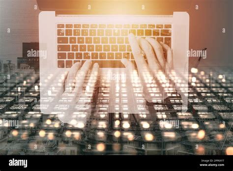 data scientists man programmer using laptop analyzing and development at various information on