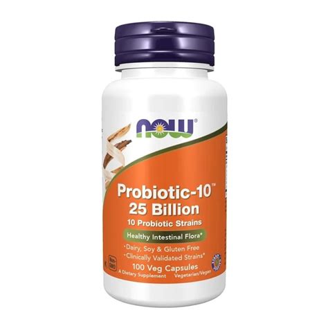 Probioticos 10 25 Billion Now Suas
