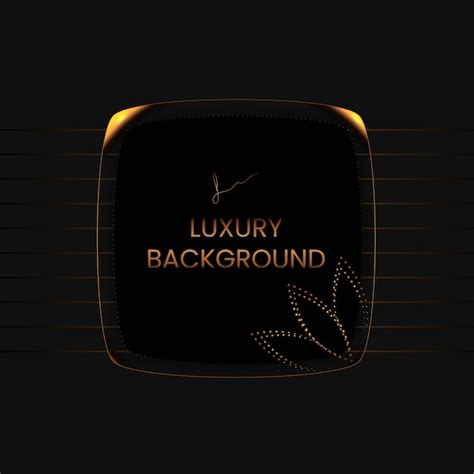 황금 사각형 배경 프리미엄 벡터