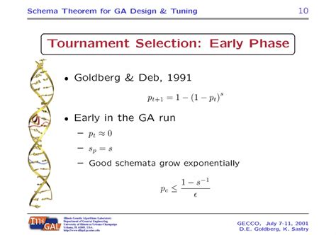 A Practical Schema Theorem For Genetic Algorithm Design And Tuning Pdf